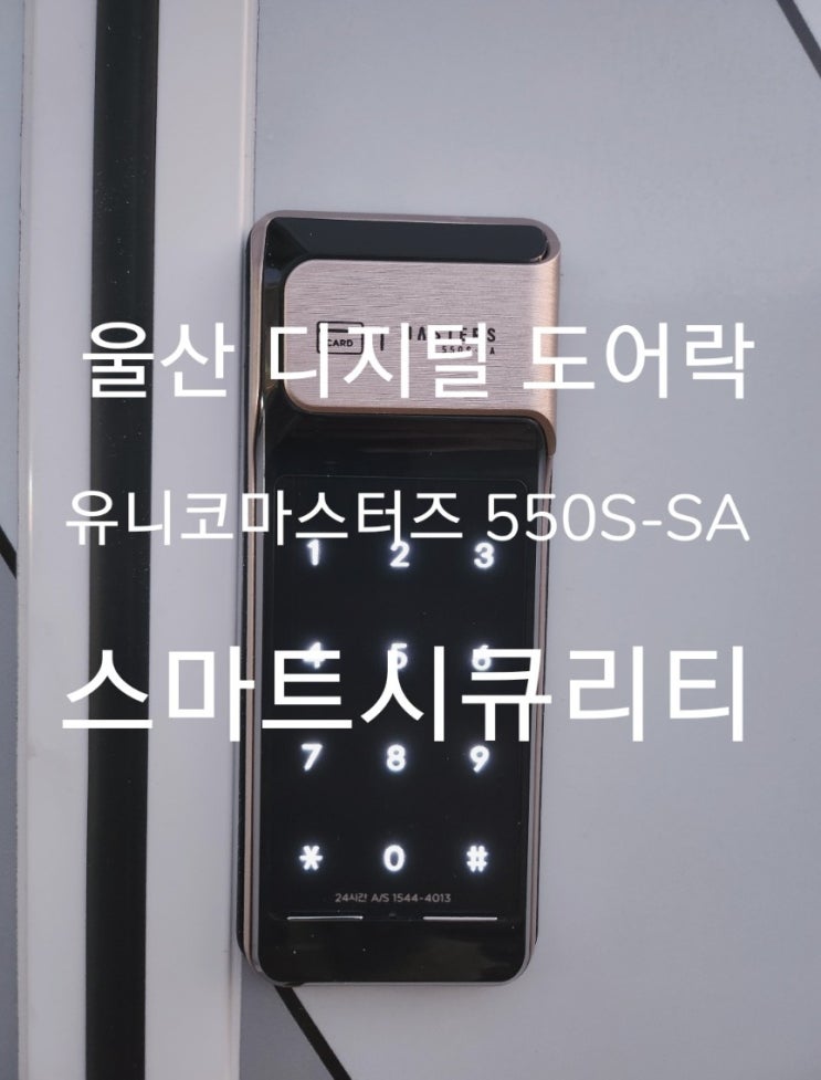 울산 번호키 울산 캠핑카 유니코 마스터즈 550s Sa 도어락 설치 네이버 블로그
