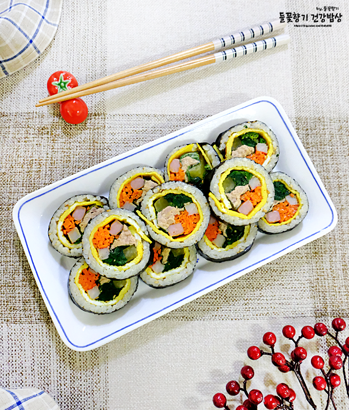 소풍 김밥맛있게싸는법 참치김밥 만들기 집김밥 네이버 블로그