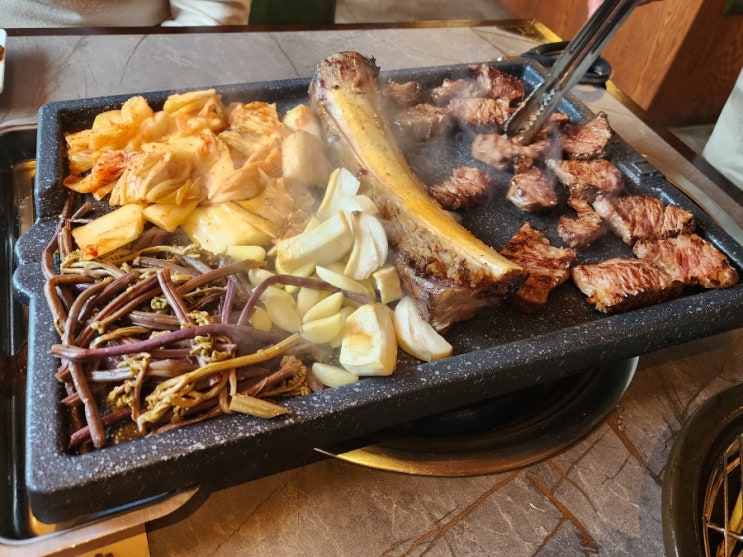 용인 동백지구맛집 짚불태백 용인동백점 구워나오는 우대갈비 네이버 블로그
