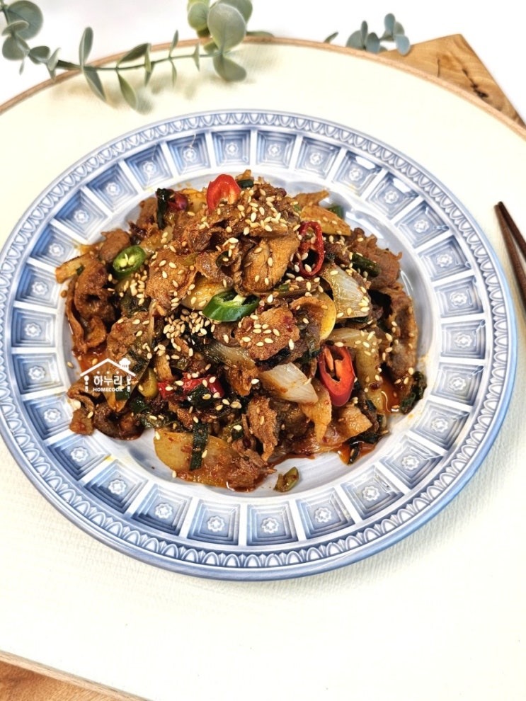 장민호 마라차돌두루치기 마라소스 대패 제육볶음 레시피 네이버 블로그