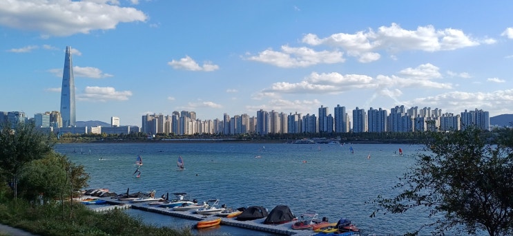 뚝섬 한강 공원 백배 즐기기매점 주차 배달 존 그늘막 허용구역 자전거 대여소 네이버 블로그