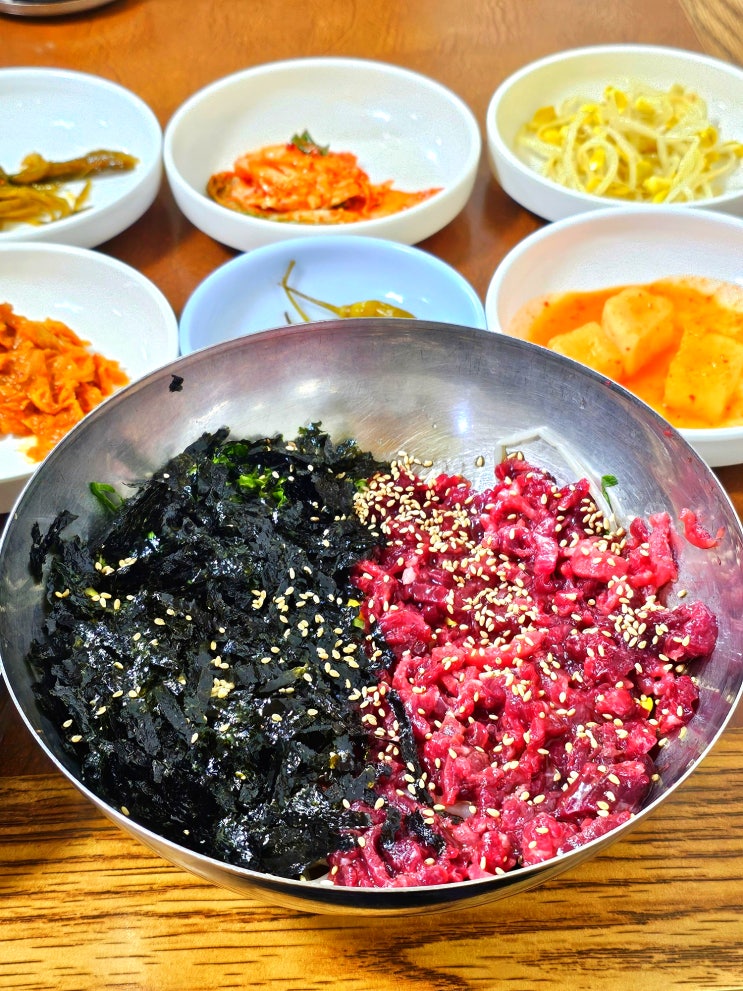 나주 맛집 왕곡가든 육회비빔밥 주말 오픈런 혼밥 나주 현지인 찐맛집 네이버 블로그