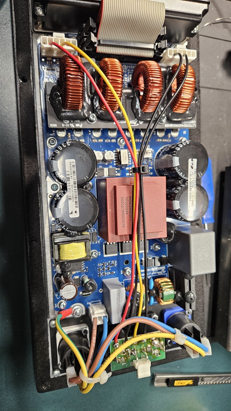 POWERSOFT amp module LITEMOD4HC 배선 바꾸기 : 네이버 블로그