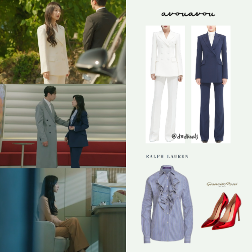 눈물의 여왕 4회 5화 드라마패션 김지원 옷 착장코디 여성정장브랜드는 랄프로렌셔츠 구두 네이버 블로그