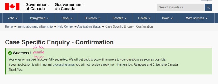 [🇨🇦캐나다 워홀] 캐나다 CIC 웹 폼 문의하는 방법 webform. : 네이버 블로그