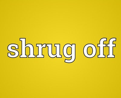 영어공부 :: Shrug off : 네이버 블로그