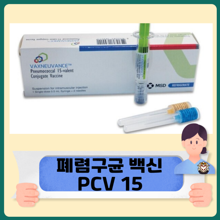2024년 어린이 국가예방접종 신규 폐렴구균백신 박스뉴반스 PCV15 : 네이버 블로그