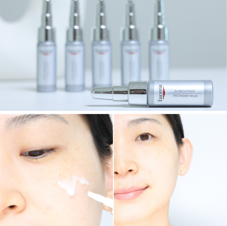 앰플 추천 유세린 6주 관리 앰플 세럼 업그레이드 리뉴얼 하이알루론 3x 컨센트레이트 피부결 및 주름개선 네이버 블로그