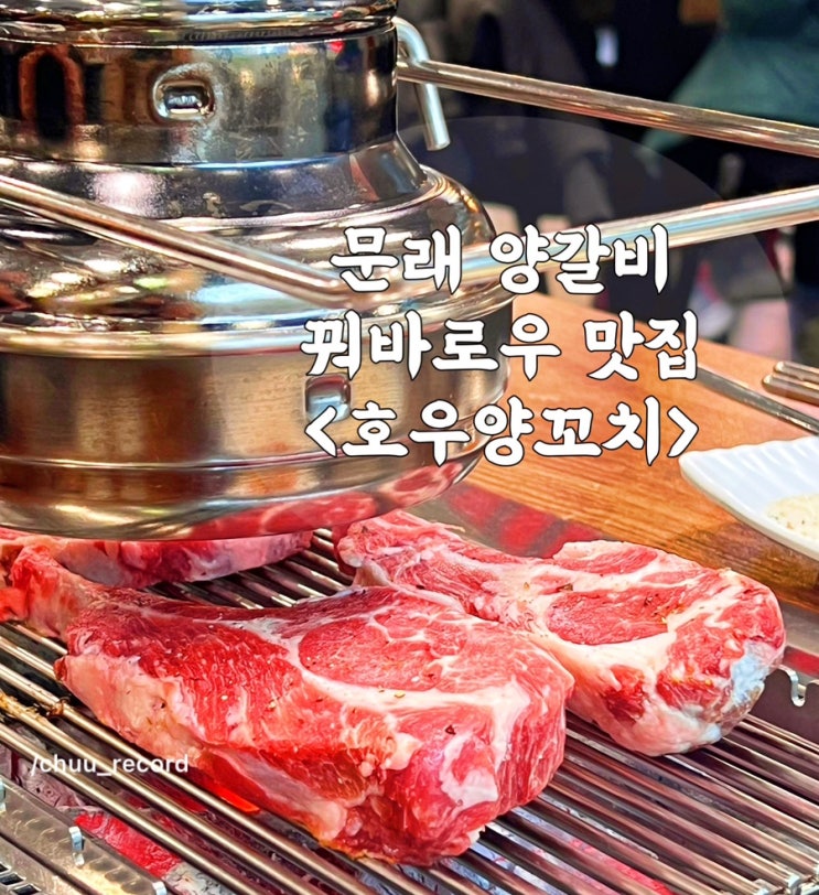 문래 양꼬치 양갈비 세트 굿 회식 추천 호우양꼬치 네이버 블로그