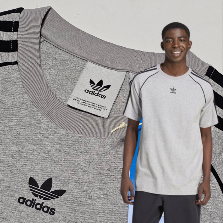 아디다스 슈퍼스타 티셔츠 그레이 리뷰 | 남자 반팔티 추천 : 네이버 블로그