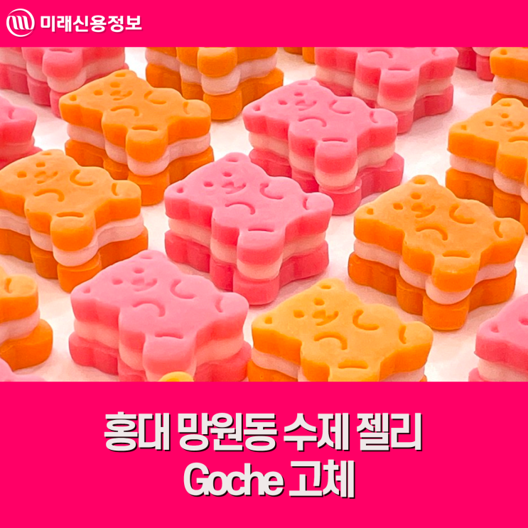 홍대 망원동 수제 젤리 '고체' Goche 내돈내산 솔직 후기 : 네이버 블로그