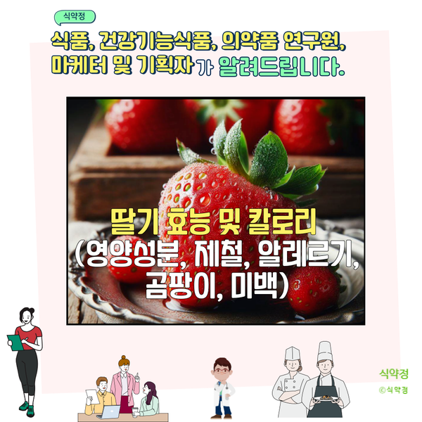 딸기 효능 및 칼로리 영양성분 제철 알레르기 곰팡이 미백 네이버 블로그