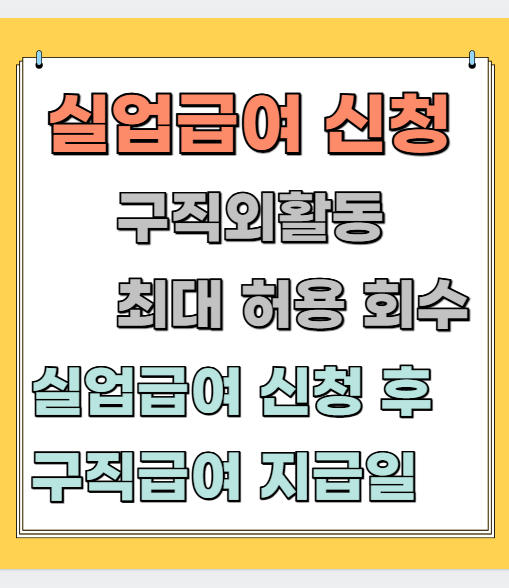 구직활동 구직외활동 일반수급자 반복수급자 실업인정일 2회부터 제출해야 될 자료와 구직급여 지급일 네이버 블로그