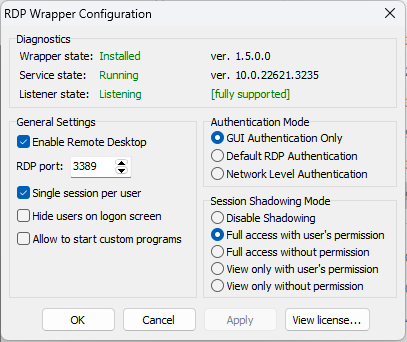 RDP Wrapper / 윈도우 Home 원격접속 활성화 및 rdpwrap.ini 자동 업데이트 : 네이버 블로그