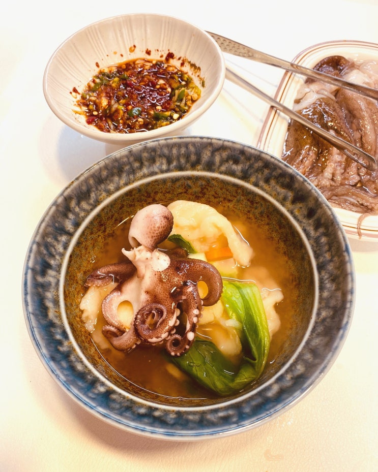 쭈꾸미 해물 수제비 만들기 감자 수제비가루 반죽 숙성 양념장 육수 요리 레시피 만드는법 네이버 블로그