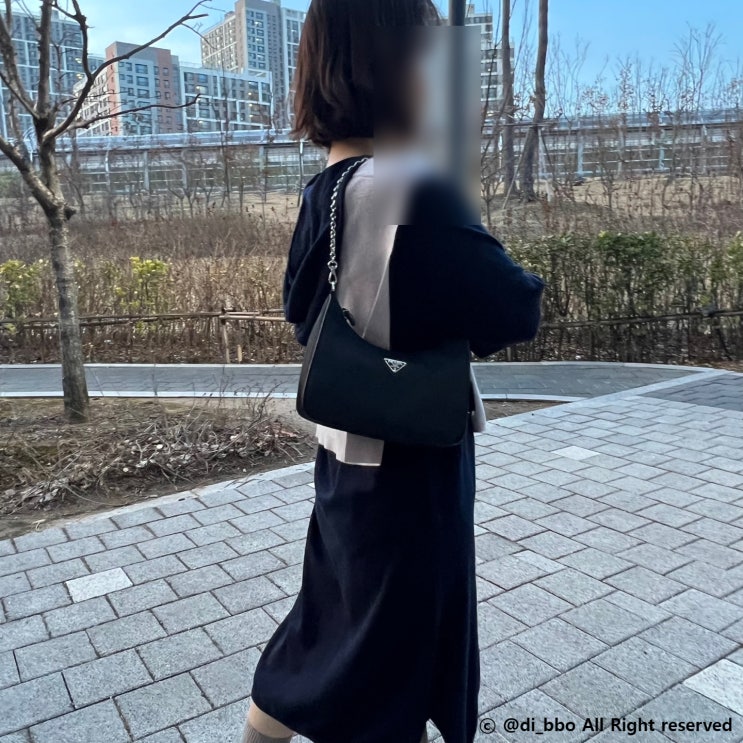 여자 프라다가방 추천 숄더백 크로스백 테수토 체인 스트랩 호보백 엄마선물가격코디 네이버 블로그