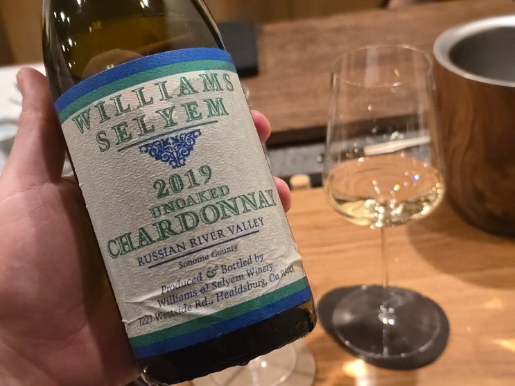 윌리엄 셀럼, 언오크드 샤도네이 2019 (Williams Selyem, Unoaked Chardonnay 2019) : 네이버 블로그