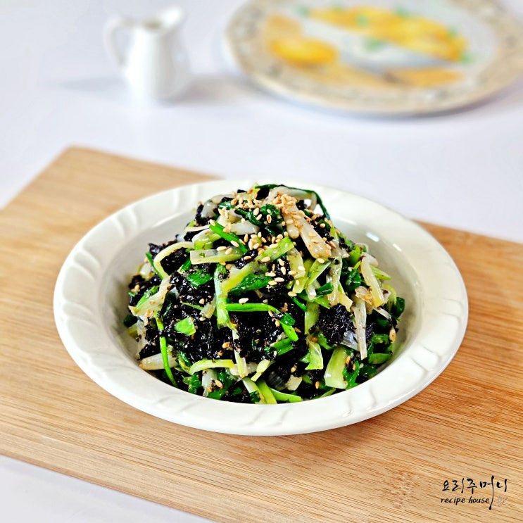 쪽파요리 쪽파김무침 만드는법 곱창김무침 네이버 블로그