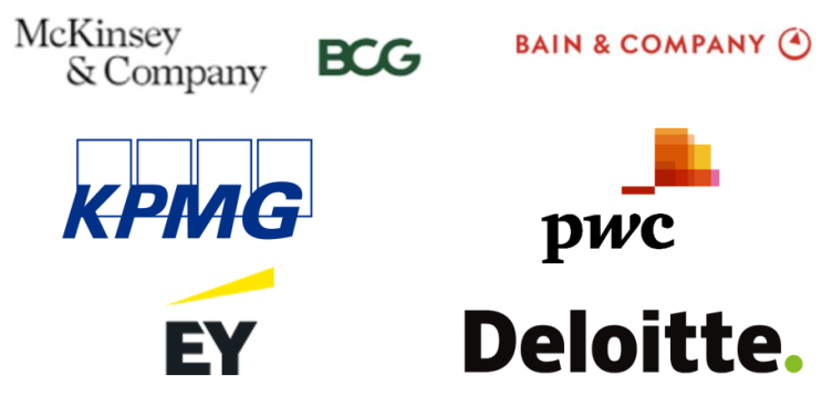 [컨설팅펌] MBB(맥킨지, Bain, BCG)와 빅4(KPMG, PwC, Deloitte, EY) 차이 - 학력/스펙/경력 ...