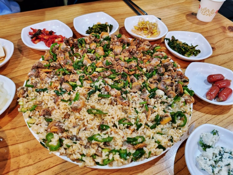 강릉 꼬막비빔밥 엄지네포장마차 본점 내돈내산 주차장 네이버 블로그
