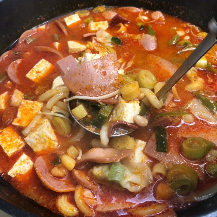 인천 송도 배달 맛집 놀부부대찌개 푸짐하고 맛있는 부찌 네이버 블로그
