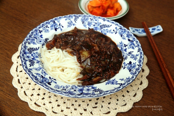 자장면 이연복 물짜장 레시피 수제자장면 짜장면 만들기 : 네이버 블로그