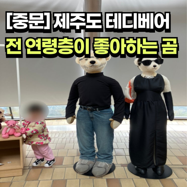제주 테디베어 뮤지엄 전연령층이 좋아하는 곰돌이 박물관 네이버 블로그