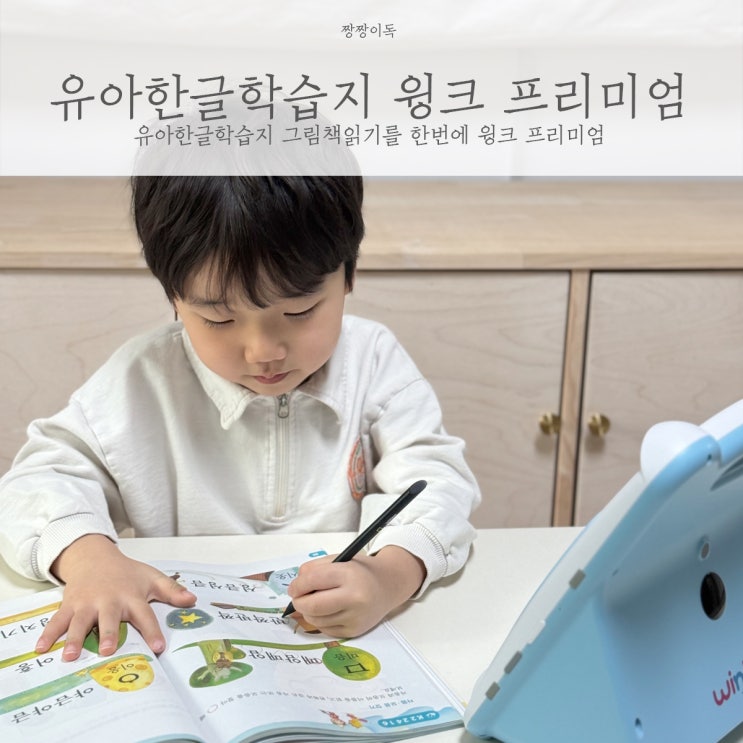 유아한글학습지 그림책읽기를 한번에 윙크 프리미엄 네이버 블로그