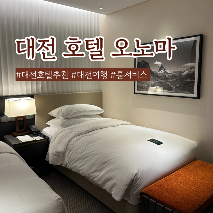 대전 오노마호텔 예약 주차장 룸서비스 후기 네이버 블로그