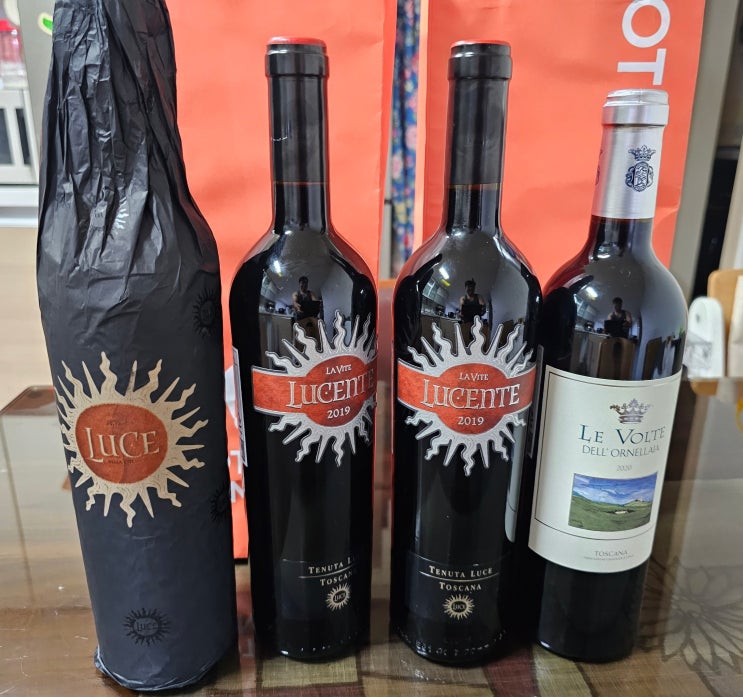 루첸테 (Lucente) 2019, 슈퍼투스칸 루체(Luce)의 세컨드와인이자 3만원대 가성비 레드와인 : 네이버 블로그