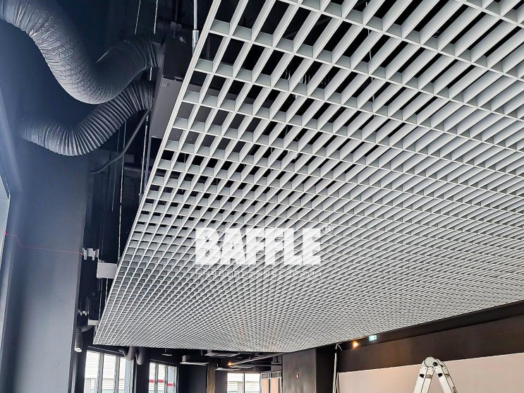 BAFFLE :: 알루미늄루버 그레이팅베플(직사각) / GRID일반형 150각 : 네이버 블로그