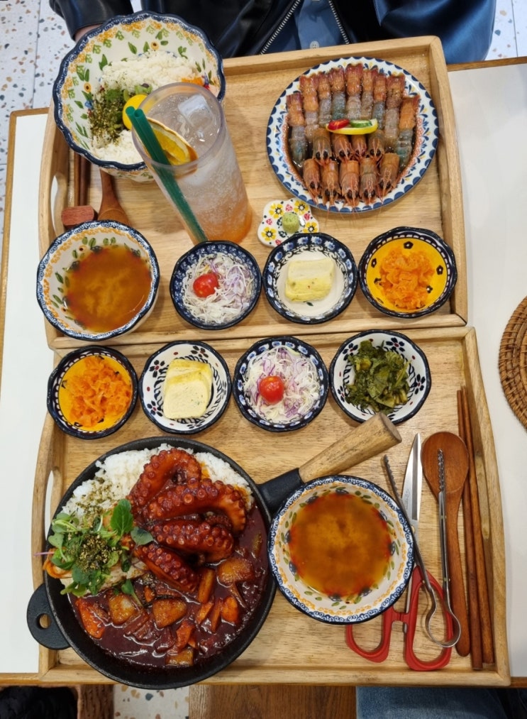 수원 행궁동 행궁애월 분위기 돌문어덮밥 딱새우장정식 맛집 내돈내산 네이버 블로그