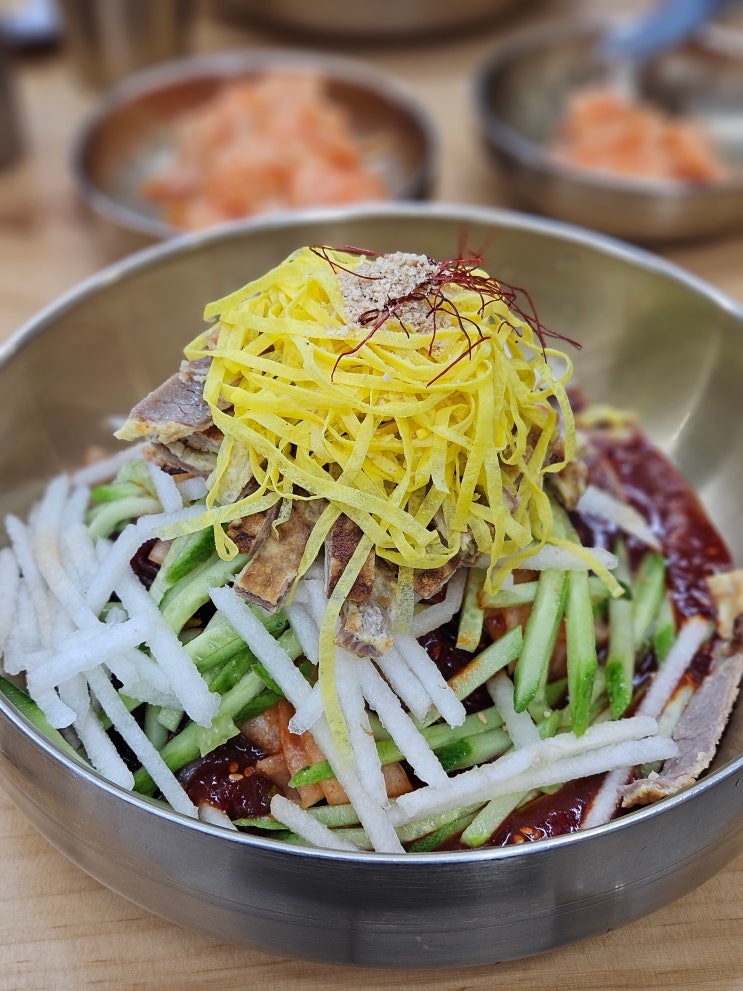 대전 괴정동 진주냉면 이설옥 한민시장 근처 육전이 올라가는 냉면 맛집 네이버 블로그