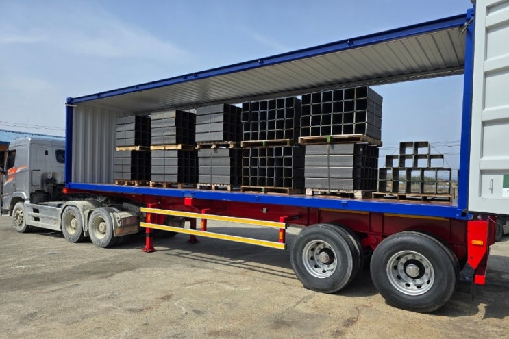 슬라이딩 오픈사이드 트레일러(Sliding Open Side Trailer) - 컨테이너 적재함 : 네이버 블로그