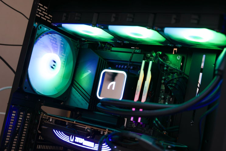 CPU쿨러 고민 가성비 3열 수냉쿨러 앱코 T360 THETIS FULL CHANGE ARGB : 네이버 블로그