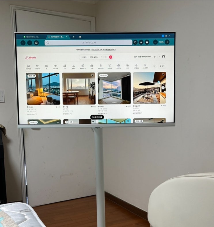 삼탠바이미 (M5스마트모니터 32인치 LS32CM503EKXKR + 모블랩스 거치대) 내돈내산 삼성M5 vs 삼성M7 모니터비교 : 네이버 블로그