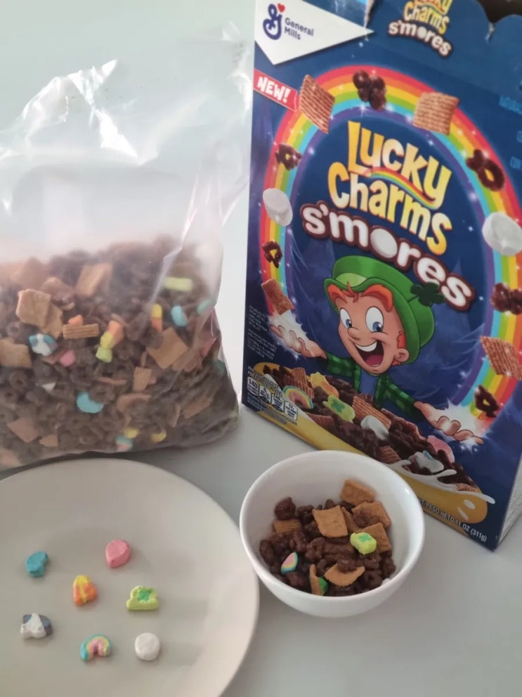 미국 간식 시리얼 추천 럭키참스 스모어맛 Lucky Charms s'mores : 네이버 블로그