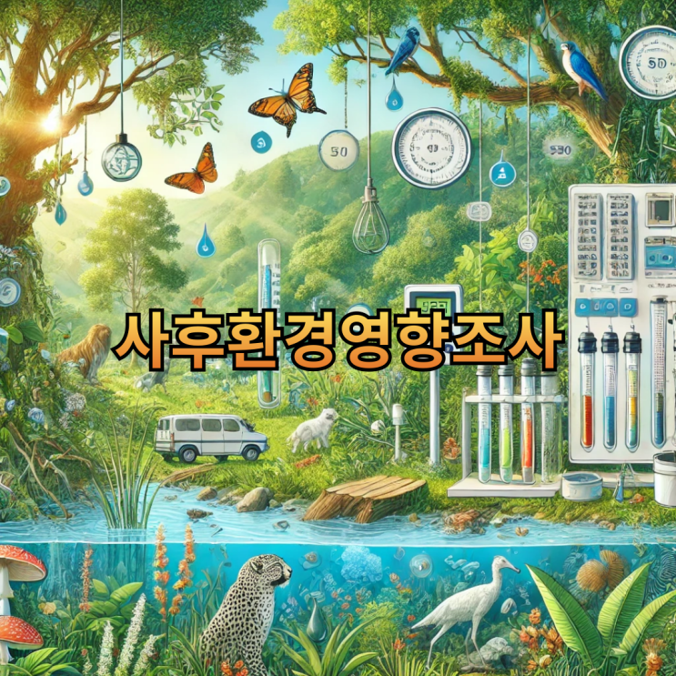 사후환경영향조사 환경영향평가 대상사업 착공 후 필수 절차 네이버 블로그