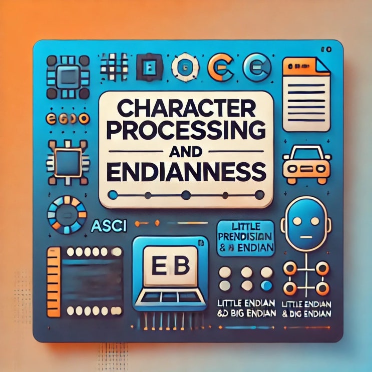 컴퓨터의 문자 해석과 엔디안 : 네이버 블로그