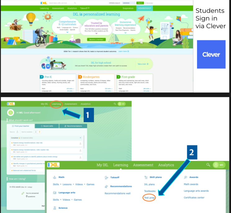 IXL 하는 방법 : 네이버 블로그