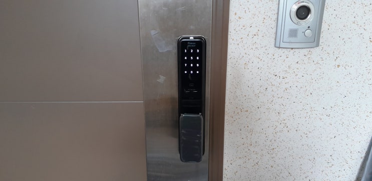 구리시 토평동 도어락 열쇠 1초잠김 게이트맨 푸시풀도어락 GP-300R 설치후기 : 네이버 블로그