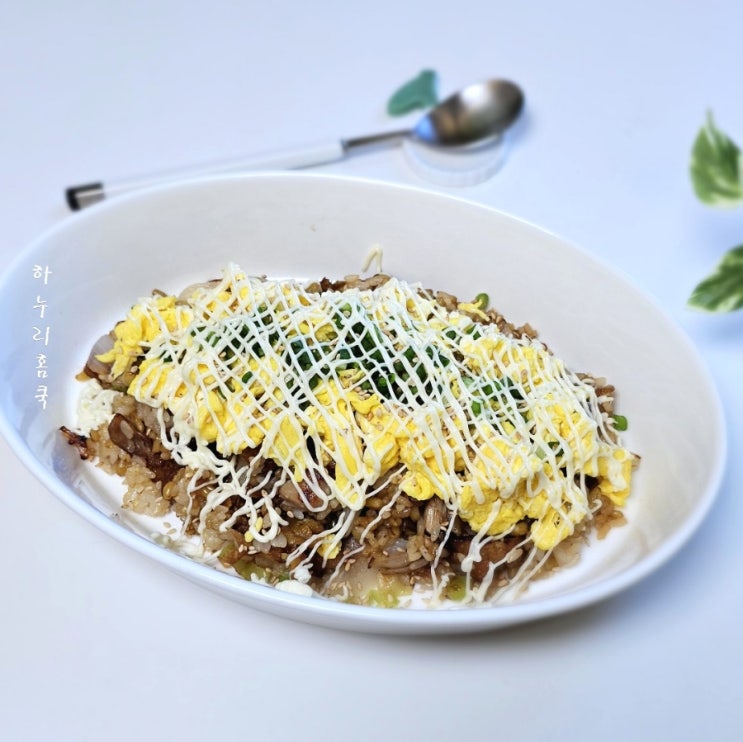 치킨마요덮밥 만들기 남은 치킨 요리 치킨마요 소스 한 그릇 레시피 네이버 블로그