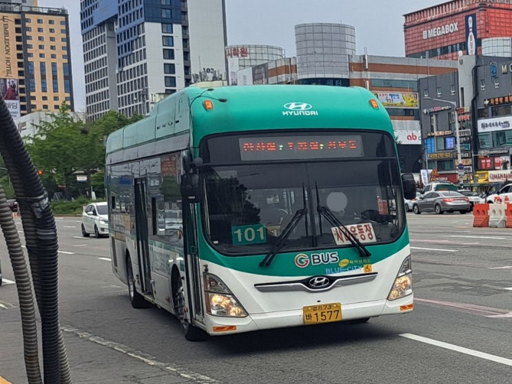 [경원여객] 101번 블루시티 F/L LF Hybrid : 네이버 블로그