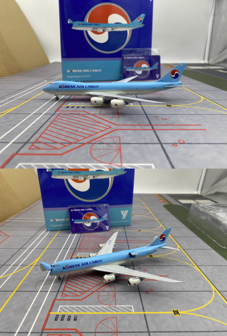 1:200, 1:400 새몰드사진들, 1:400 YY wings 대한항공 B747-8F HL7629, 747-8i HL7630 ...