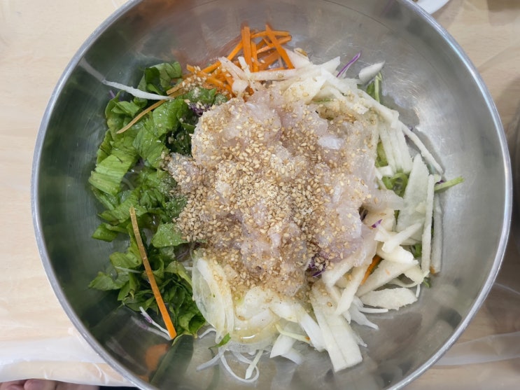 무지개횟집ㅣ강릉커피거리맛집 물회 회덮밥 조합 추천 네이버 블로그