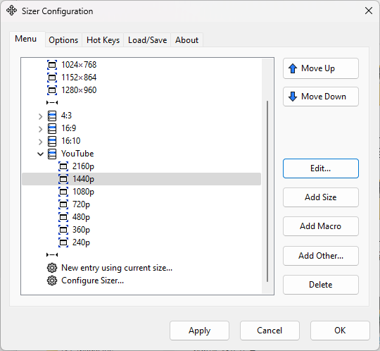 Sizer 4.0 프로그램 창 크기 조절로 YouTube 영상 녹화 최적화 : 네이버 블로그