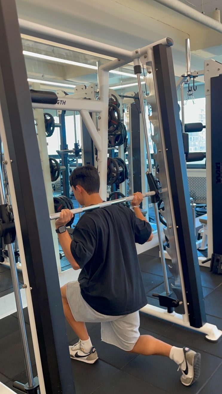 [마두pt]윤상쌤이 알려주는 스미스 머신 스플릿 스쿼트👍👍 : 네이버 블로그