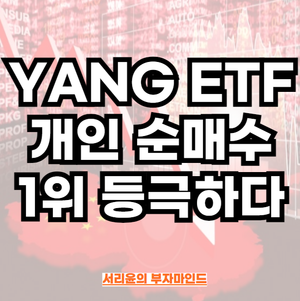 YANG ETF 개인 순매수 1위 등극하다 (Ft. SOXS 및 홍콩주식 인버스 레버리지 3배) : 네이버 블로그