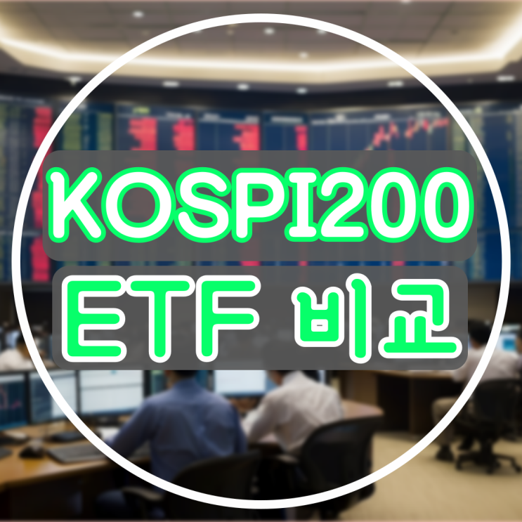 KODEX 200 TIGER 주가 종목 비교 분석 kospi200 지수 etf : 네이버 블로그