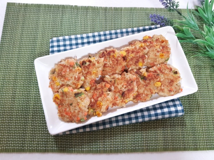 백종원 참치밥전 만들기 참치밥 아이밥 아이메뉴 백종원레시피 네이버 블로그